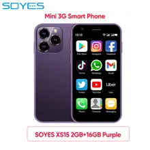 SOYES XS16/XS15 Mini Android Smartphone 3G/4G Network 2GB RAM 16GB ROM 3" Display 5MP Camera ...