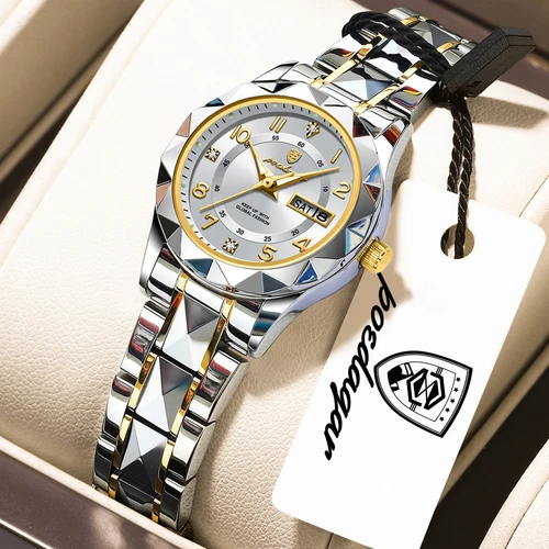 Reloj Poedagar De Moda Para Mujer, Con Fecha, Semana,