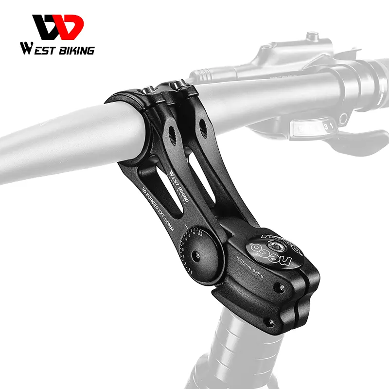 Elevate Your Ride With The West Biking Adjustable 31.8Mm Stem Extender!