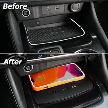 Qi Wireless Charger For Nissan X-Trail, Rogue T33 2021-2023 | 10W Fast ...