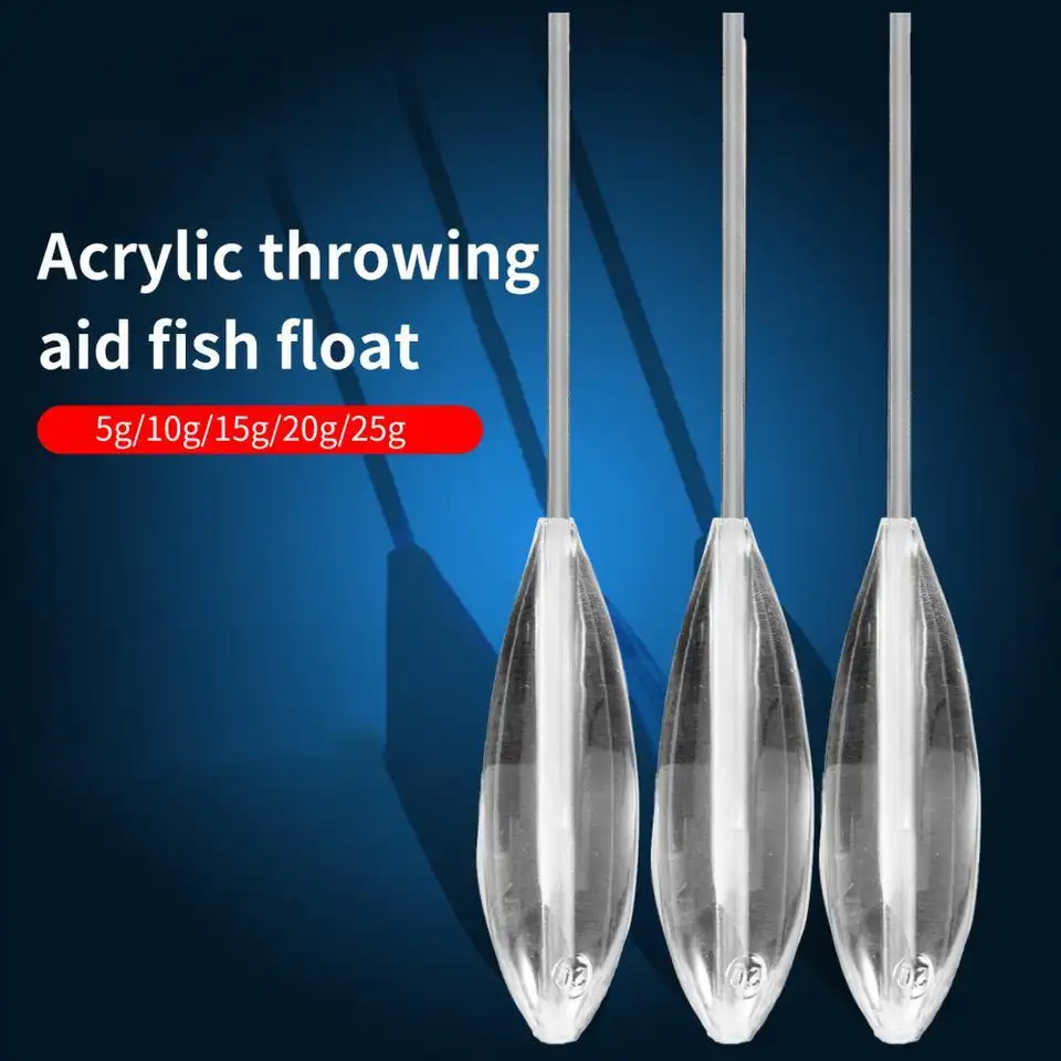 Clear Acrylic Fishing Floats, 5-50G, Transparent Sinkable Bobbers For ...