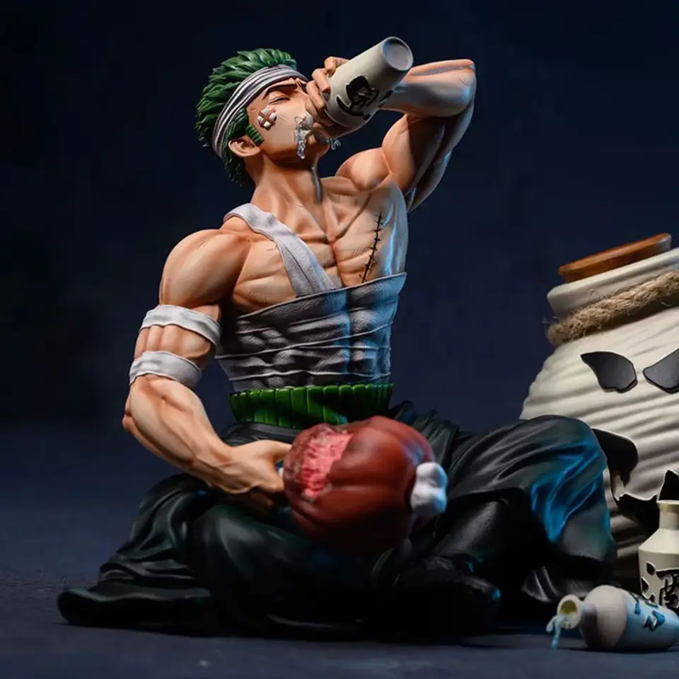 15Cm Injured One Piece Zoro Figure, Pvc Action Toy Gift.
