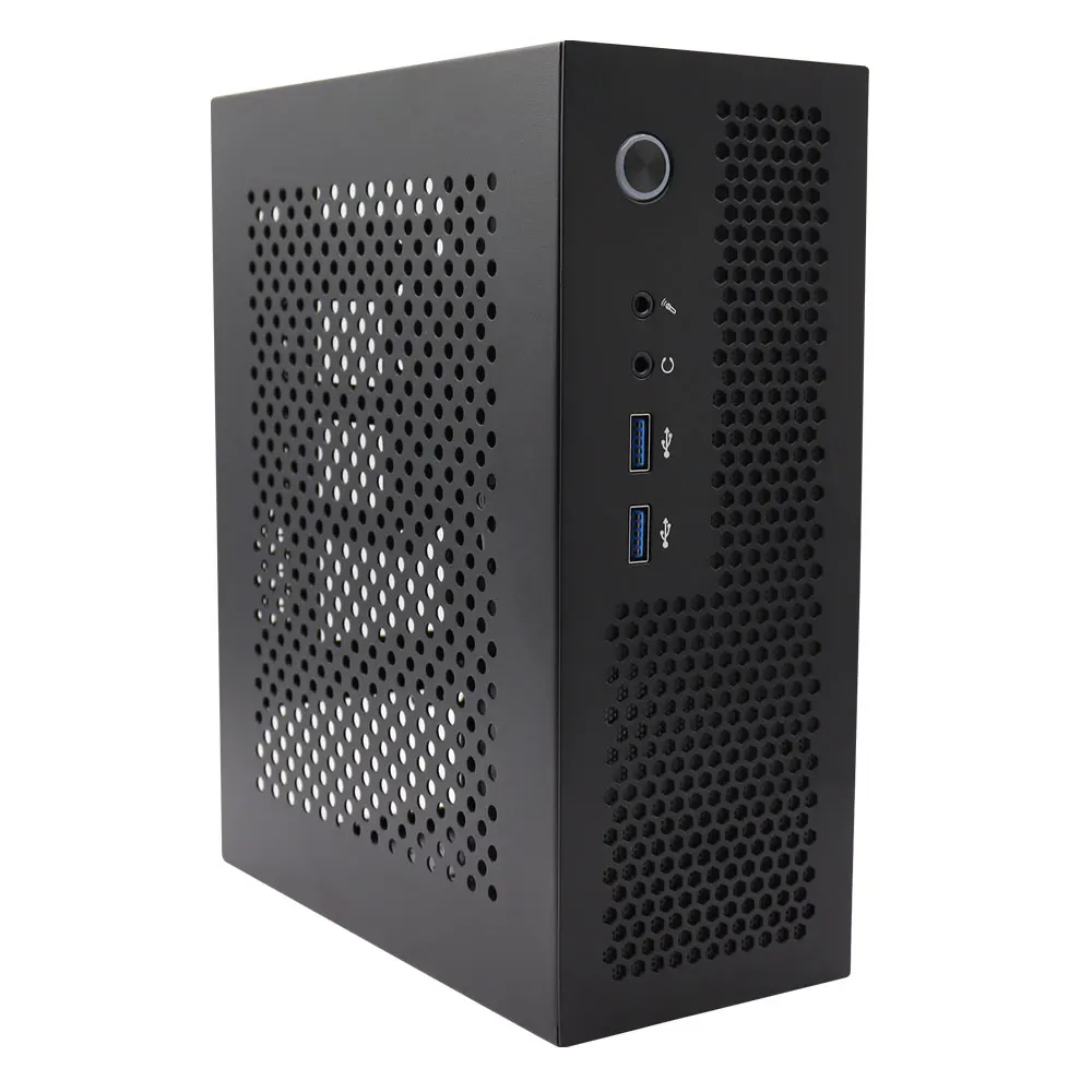 HTPC Caja de computadora Mini ITX Gaming PC Chasis Escritorio Chasis ...