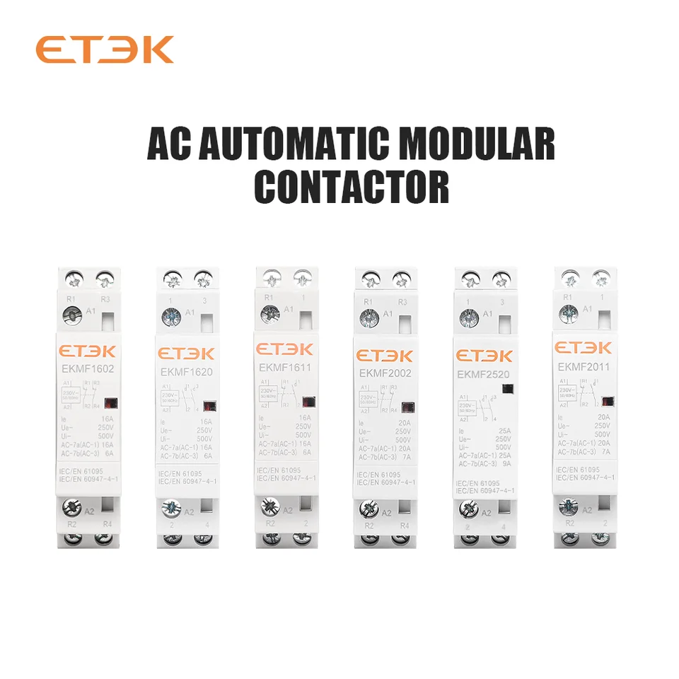 Boost Your Home Automation With The Etek 2Pole Modular Contactor, 220V ...