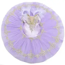 Professional Ballet Tutu Girls Blue Pink Platter Pancake Tutu Ballerina ...
