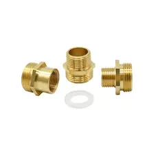 Red Brass M30 Garden Water Connector, Reducing Threads, Ideal For ...