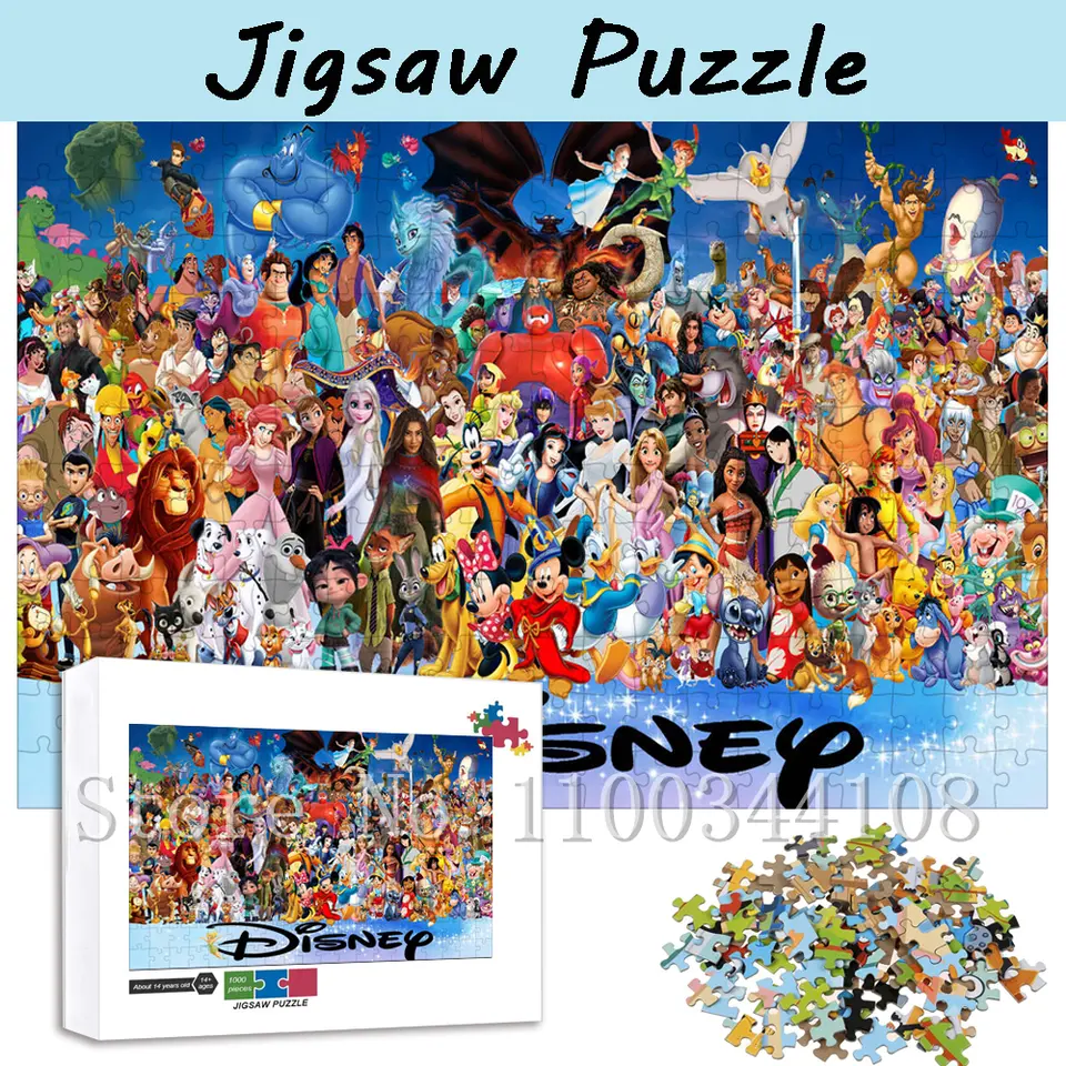 Magic Disney Mickey & Princess Wooden Puzzles - Brain Teasers For Kids!