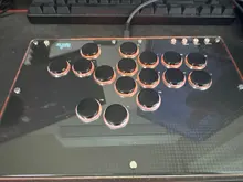 Haute42 Arcade Joystick Multi Button Acrylic Leverless Hitbox ...
