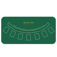 Customized Texas Hold'em Poker Mat Baccarat Blackjack Suede Rubber ...