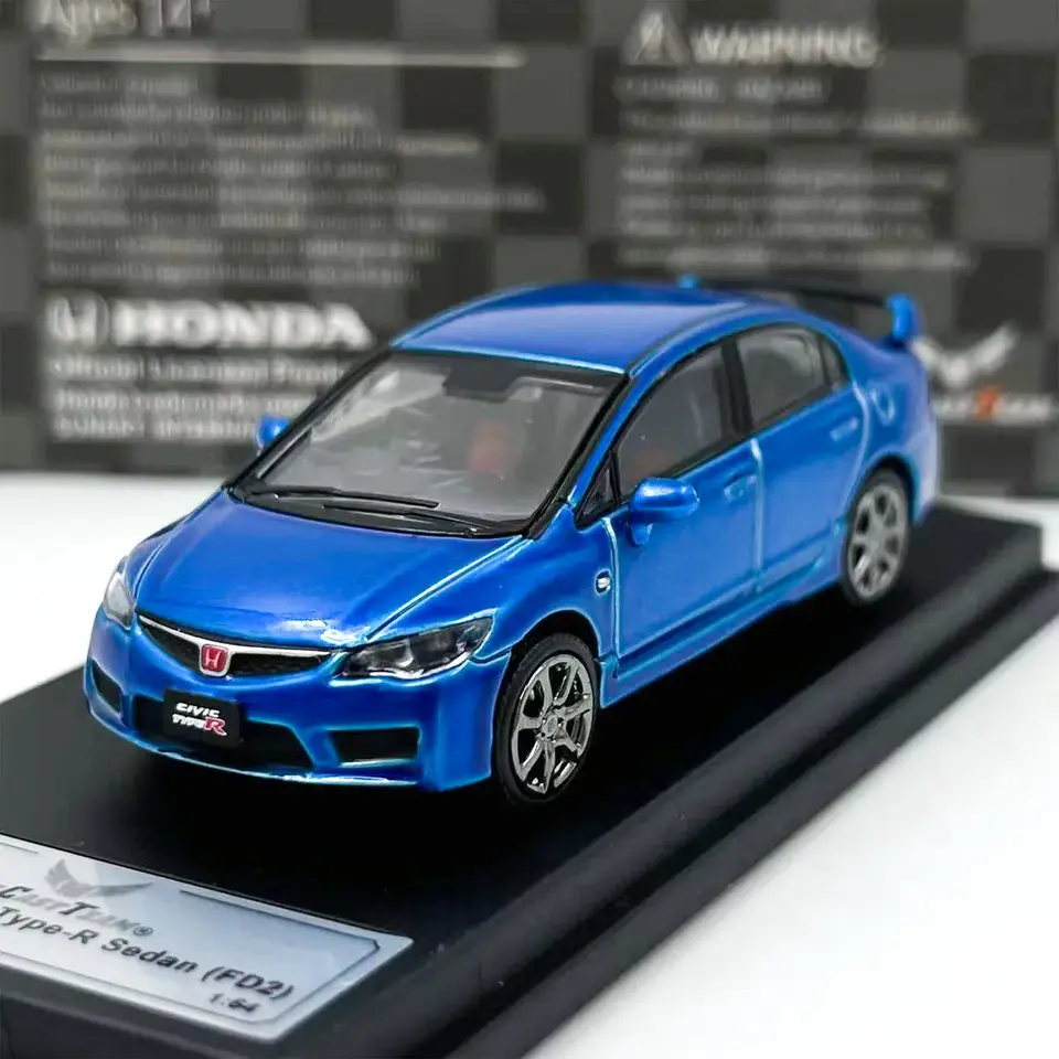Luxe 1:64 Honda Civic Type-R Toy, Perfect Display Gift!