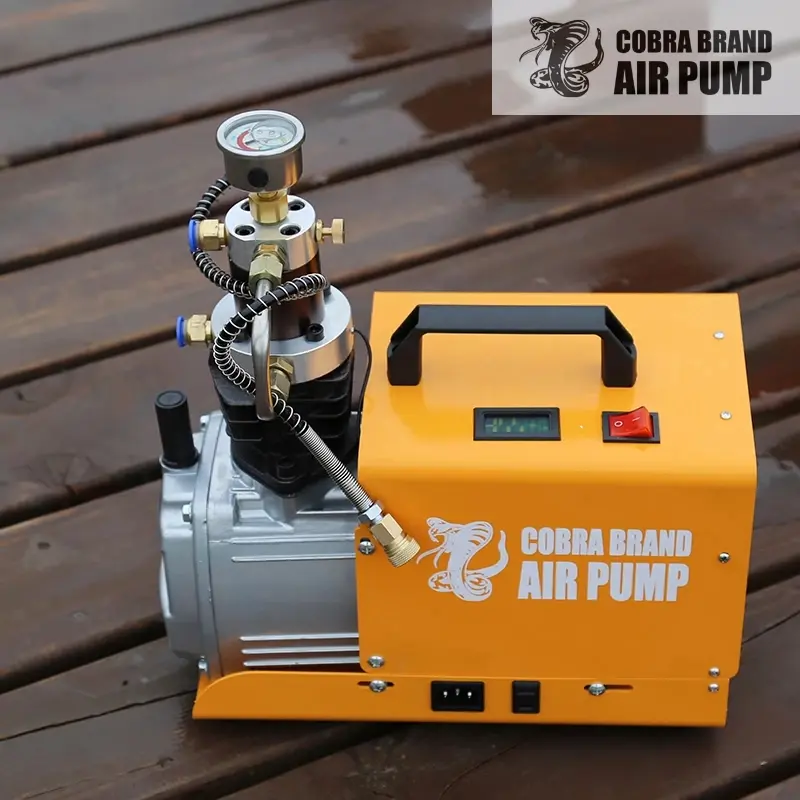 30MPA 4500Psi 300Bar 220V Pcp Air Compressor Water Cooling Pump ...