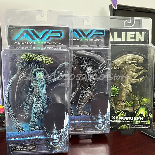 Neca Grid Warrior Xenomorph Alien Figura Alien Vs Predator