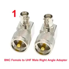 UHF M to BNC F 90
