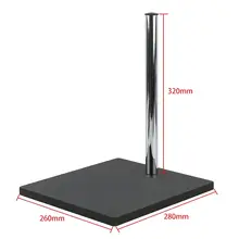 Articulating Arm Pillar Base Stand 76mm Microscope Holder Adjustable ...