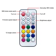 5V Usb 21-Key Mini Led Controller For Rgb Pixels, Rf Remote Support