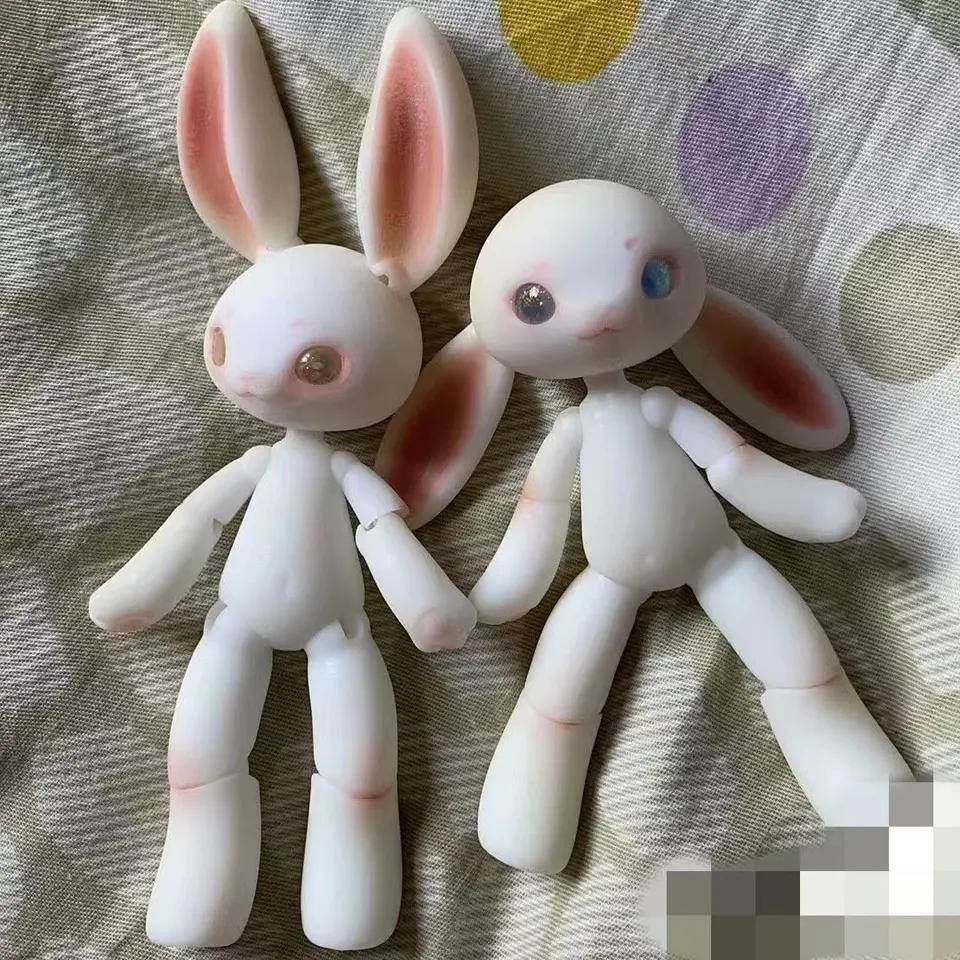Adorable 14Cm Pet Rabbit Bjd Doll, Perfect Action Figure!