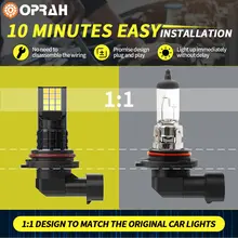 2PCS Dual Color H11 H7 9006 HB4 9005 HB3 High Quality 3030 LED 24SMD Auto Fog Lamp Car Anti Fog ...