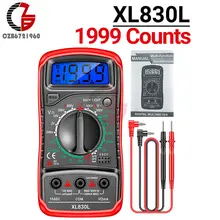 XL830L Digital Multimeter Esr Meter Testers Voltage Current Meter ...