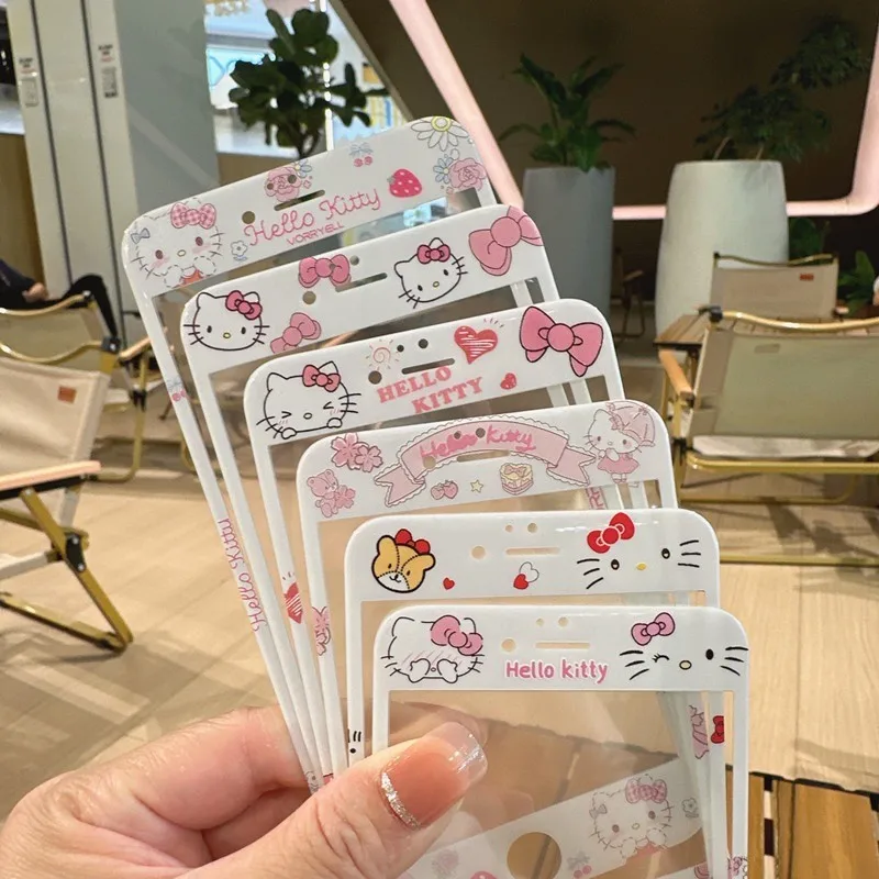 Sanrio Hello Kitty Colorful Border Tempered Glass HD Anti-Scratch ...