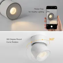 Modern 360° Rotating Led Ceiling Light, 7W/9W, Indoor Spot Light.