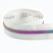 5# Nylon Zipper for Sewing DIY Clothes Bag Zips By The Meter Sports ...