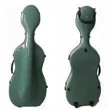 Multicolor Carbon Fiber Cello Case, Waterproof, Compressible, Wheeled ...