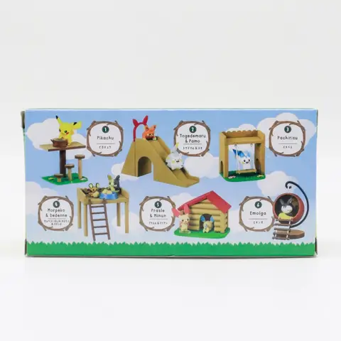 Pokemon Miniature Forest Playground Scene Props Blind Box Kawaii Anime ...