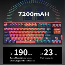 High-Spec Skyloong Gk87 Pro 3-Mode Rgb Keyboard With 2-Inch Screen, Hot ...