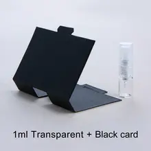 1ml Clear Black Card