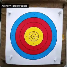 10Pcs Bow and Arrow Paper Targets Portable Archery Targets Paper ...