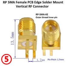RP-SMA-KE Edge 1.7mm