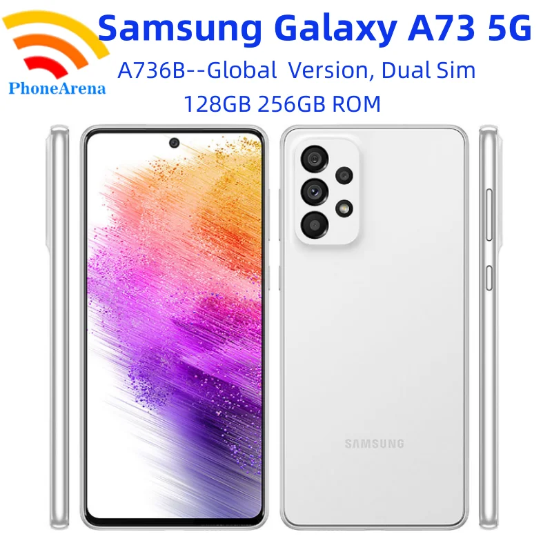 Teléfono Samsung Galaxy A73 5G, Amoled 6.7", 128Gb, Sin Bloqueo