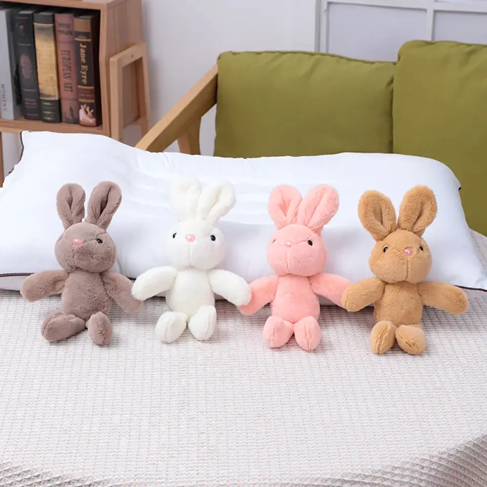 Cute 25Cm Rabbit Stuffed Toy, Soft Sleeping Companion For Girls
