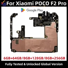 Original Xiaomi Poco F2 Pro Motherboard, 128Gb/256Gb Rom, Global Unlocked.