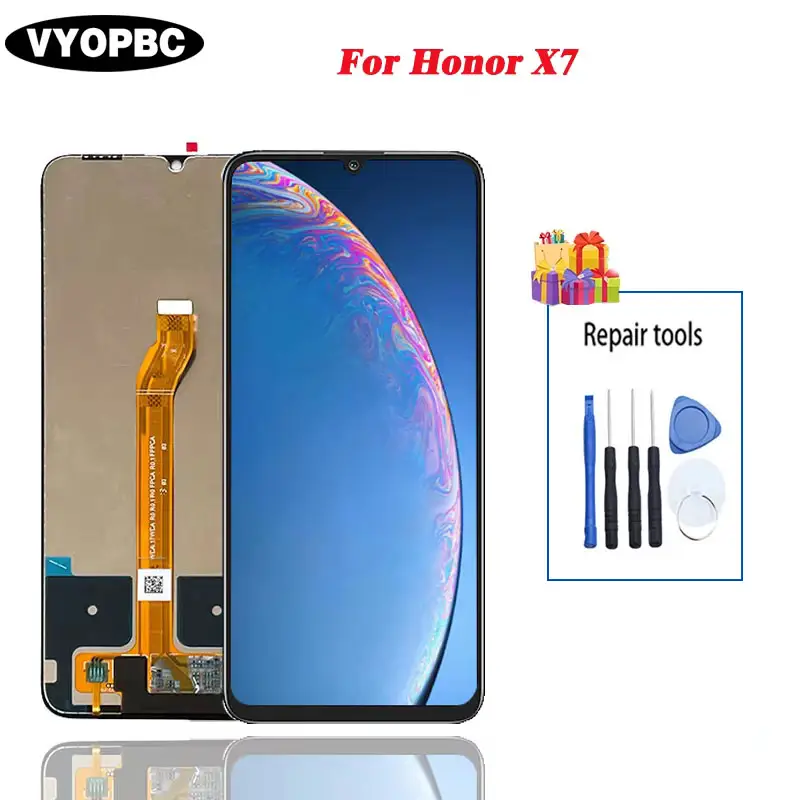 Pantalla LCD Original de 6,74 pulgadas para Honor X7, con marco táctil ...