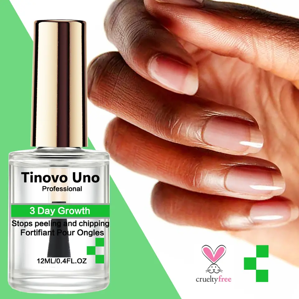 Tinovo Uno 3-Day Nail Hardener Top Coat For Brittle Nails, Fast Growth ...