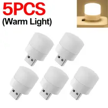 50/1PCS USB Night Light Mini LED Night Light USB Plug Lamp Power Bank ...