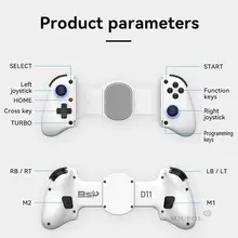 Bsp D11 Telescopable Gamepad, Turbo & Gyro For Android, Ios, Ps3, Ps4 ...