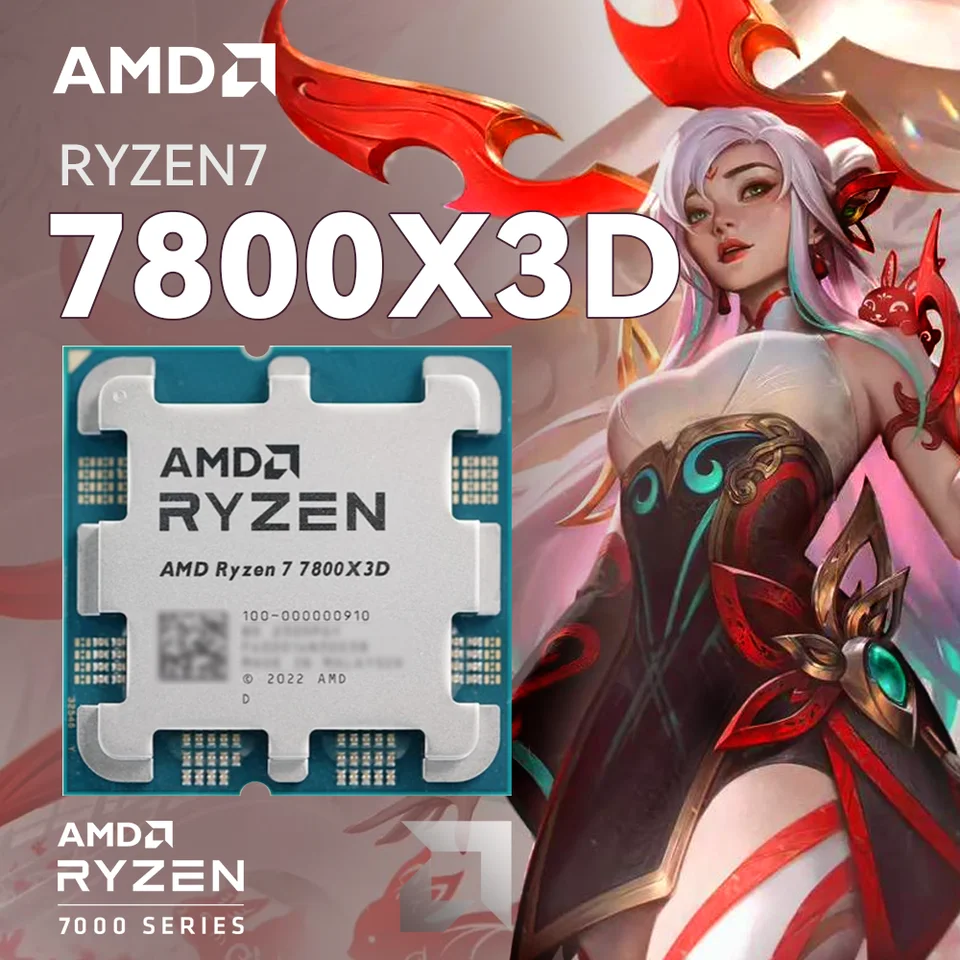 High-Performance Amd Ryzen 7 7800X3D Cpu, 8 Cores, 16 Threads, 5 Ghz ...