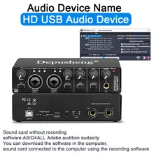 Pro Audio Magic: Depusheng Md22 Usb 3.0 Sound Card For Studio & Live!