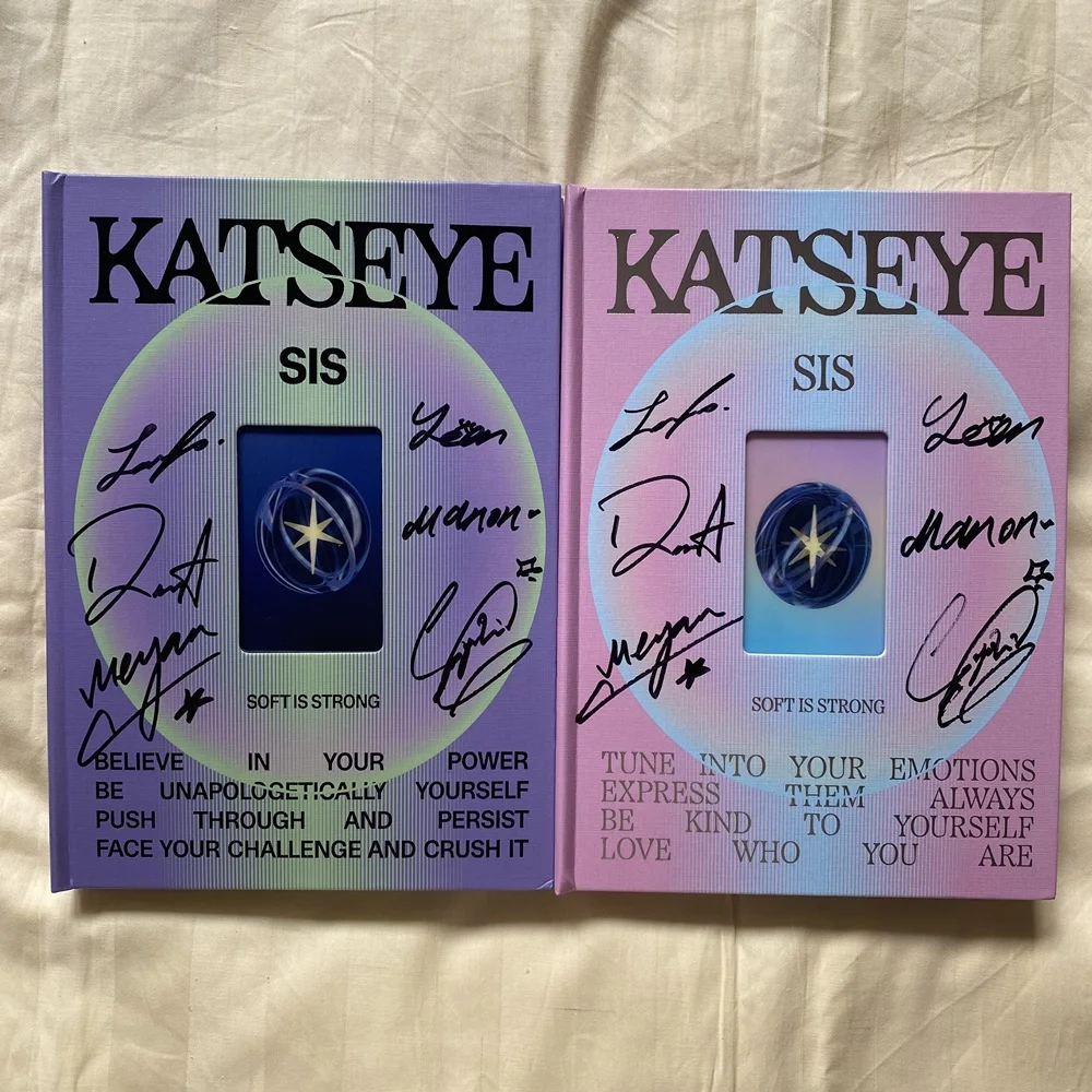 KATSEYE Touch Debut Autographed Signed Album CD SIS Soft is Strong ...