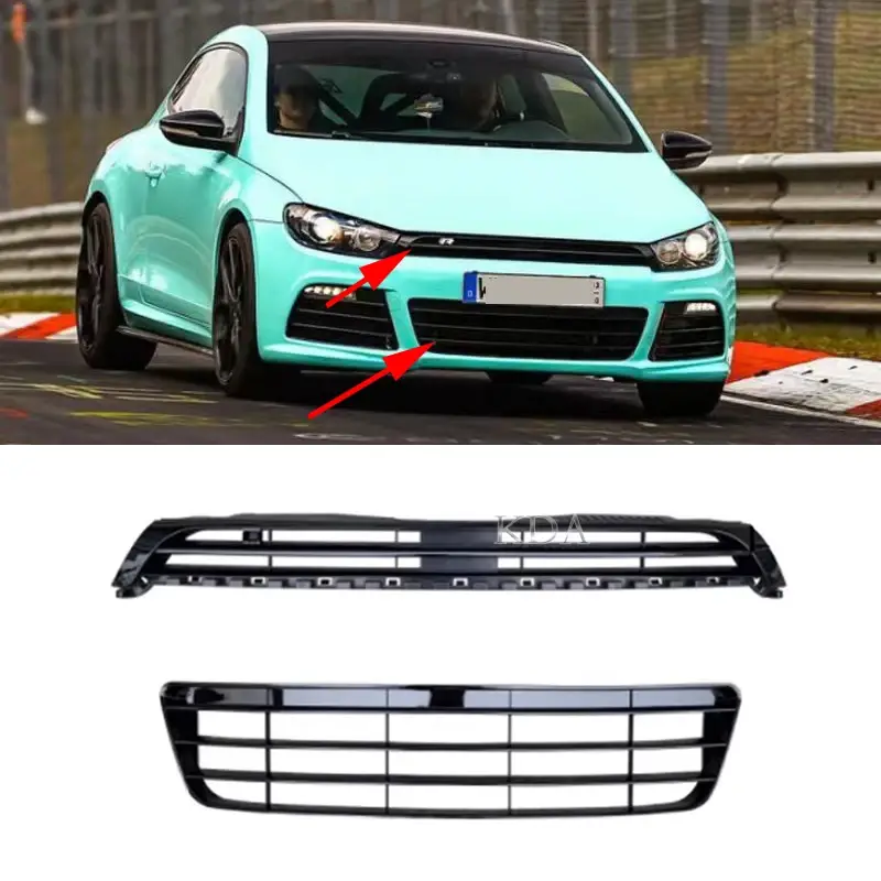 Auto Replacement Bumper Grille For Vw Scirocco R 2009-2013 Racing Style