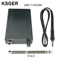 KSGER T12 Soldering Station Iron Tips STM32 V2.1S OLED DIY FX9501 ...