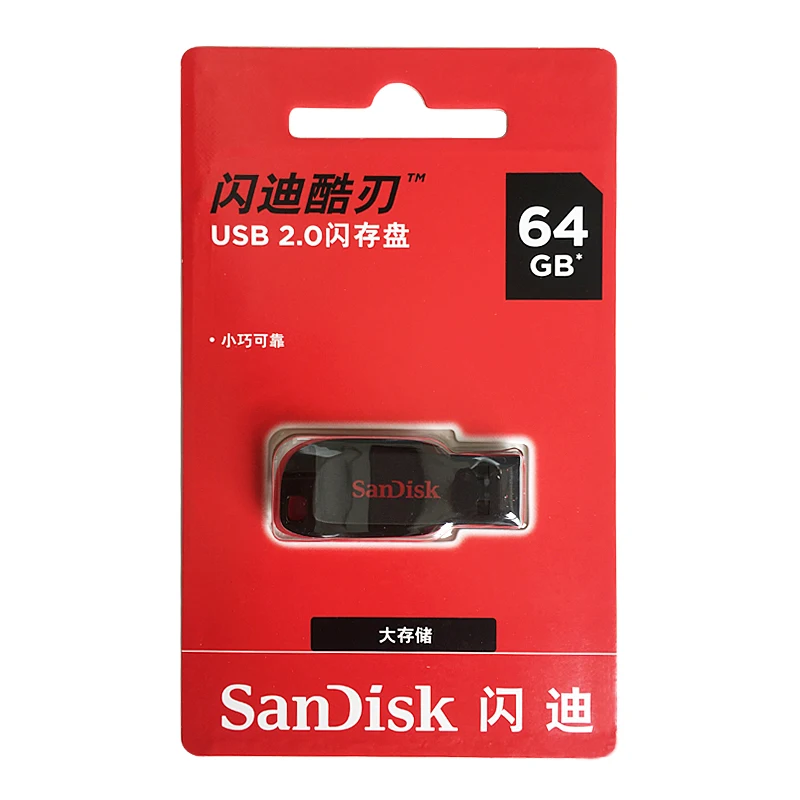 100% unidad Flash USB SanDisk Original de 64GB, disco USB de 32GB, 16GB ...