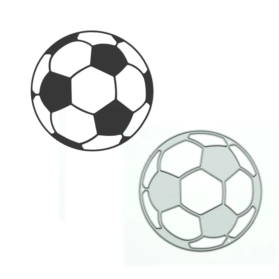 Ball Football Pattern Cutting Dies Scrapbooking Diy Craft Art Paper ...