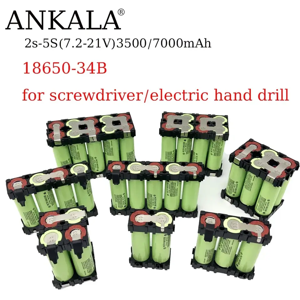 2S1P 3S2P 4S1P~5S2P 6S2P 18650-35E battery pack custom 18650-34B ...