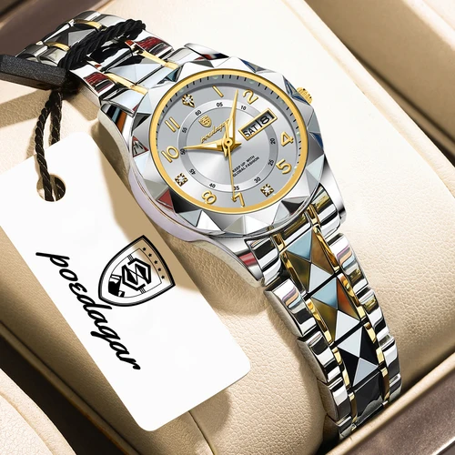 Reloj Poedagar De Moda Para Mujer, Con Fecha, Semana,