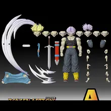 Original Tonsen Arttoys Dragon Ball Future Trunks Ssj2 Action Figure
