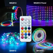 Mini 21-Key Rgb Led Controller For 5050 Pixels Strips, Full Color Rf ...