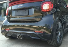 Benz Smart Fortwo Spoilers And Wings, Unpainted Body Kit, Tiktok Style.